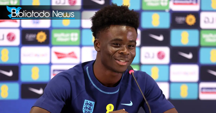 "God has my back" on the pitch, says England striker Bukayo Saka ...