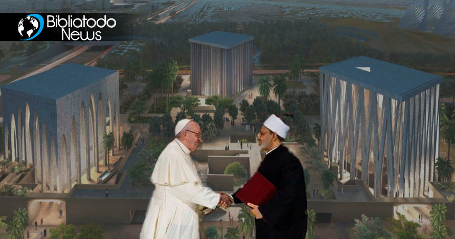 Catholic church, synagogue and mosque gather inside the "Abrahamic ...