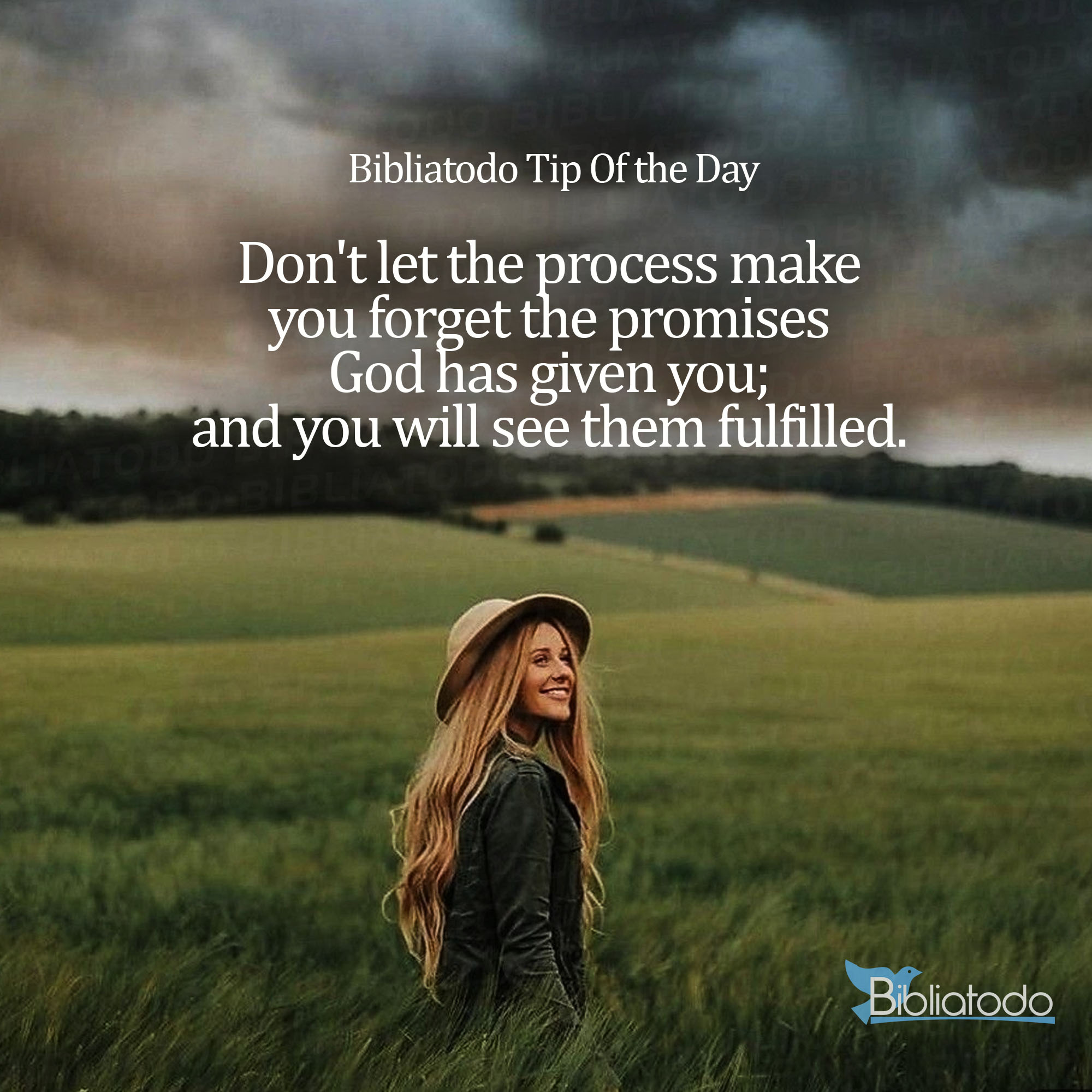 Don't let the process make you forget the promises - CHRISTIAN PICTURES