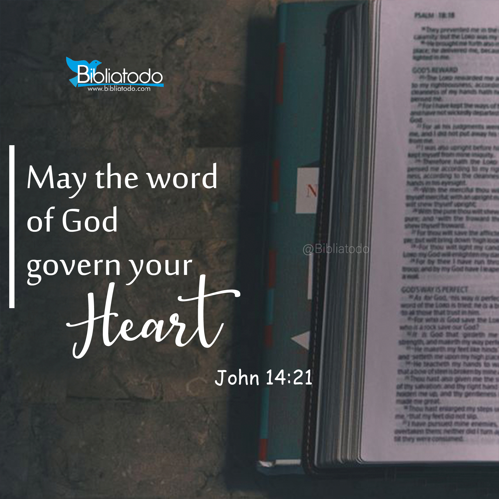 May the word of God govern your heart - CHRISTIAN PICTURES