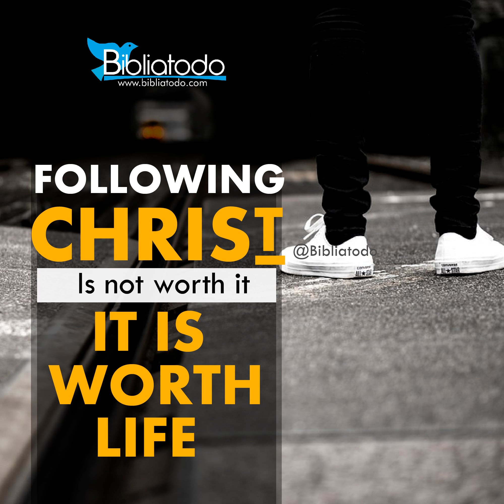 Following Christ is not worth it it is worth life - CHRISTIAN PICTURES