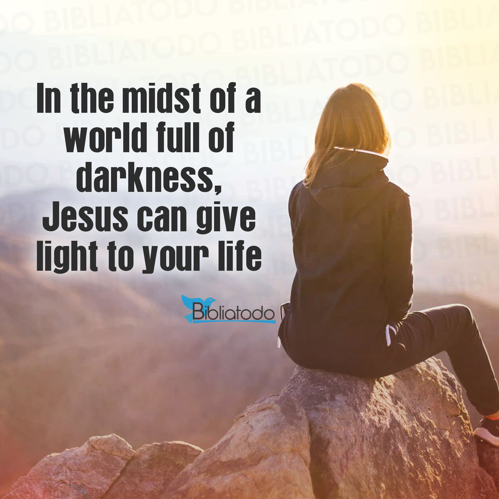 Jesus can give light to your life - CHRISTIAN PICTURES