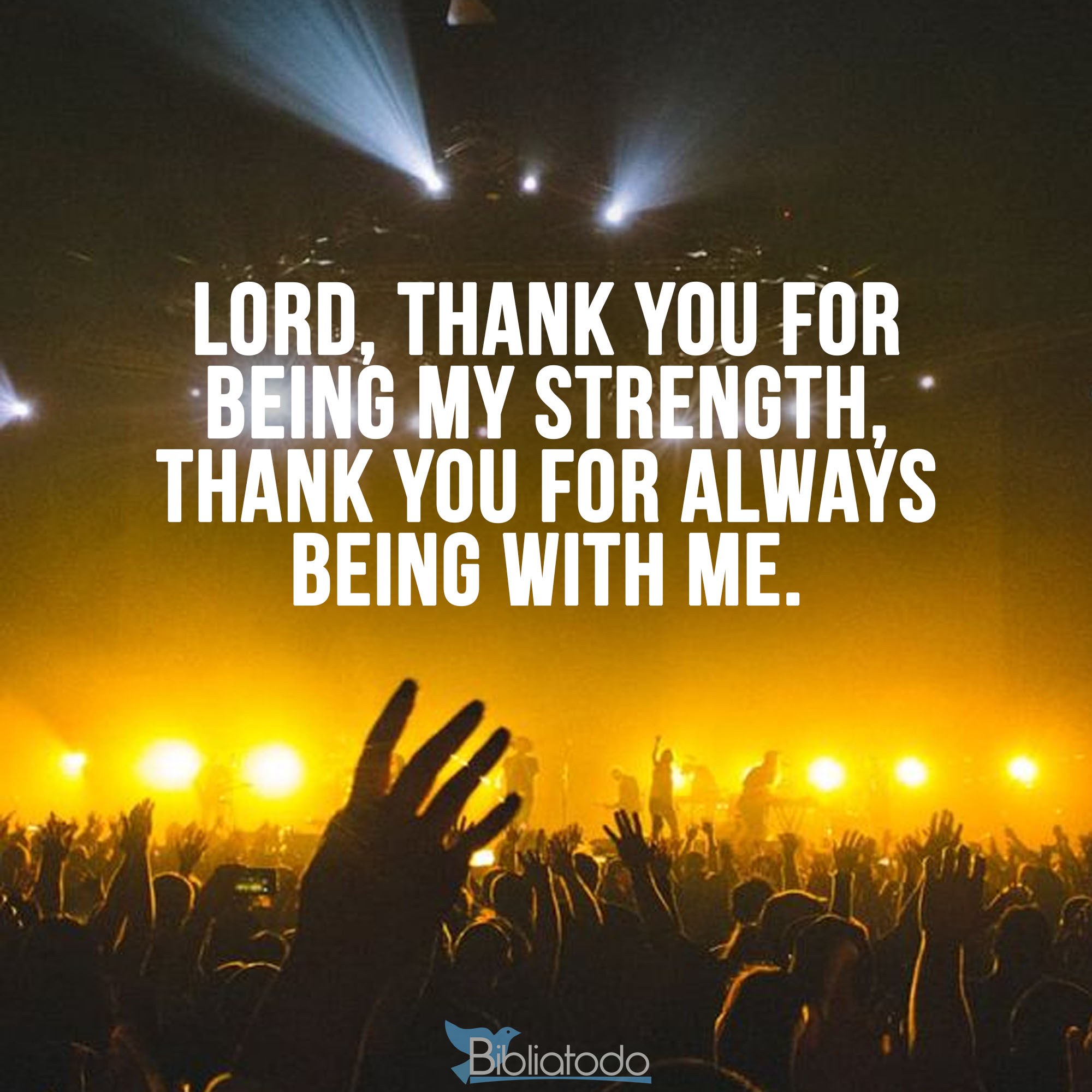 Lord thank you for being my strength - CHRISTIAN PICTURES