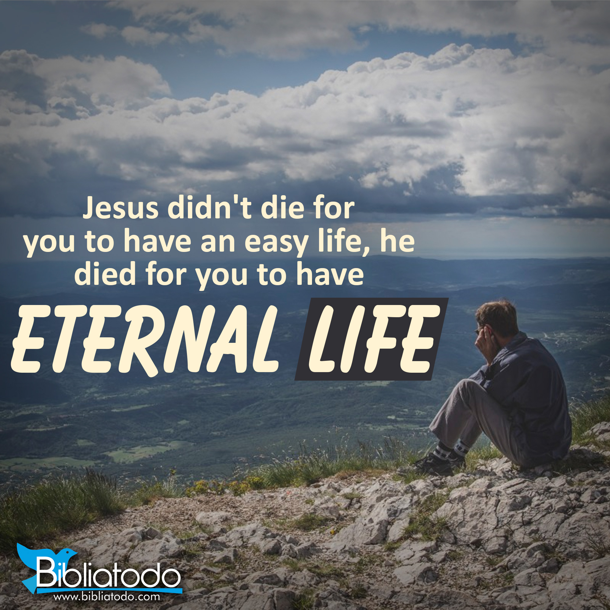 Jesus didn’t die for you to have an easy life - CHRISTIAN PICTURES