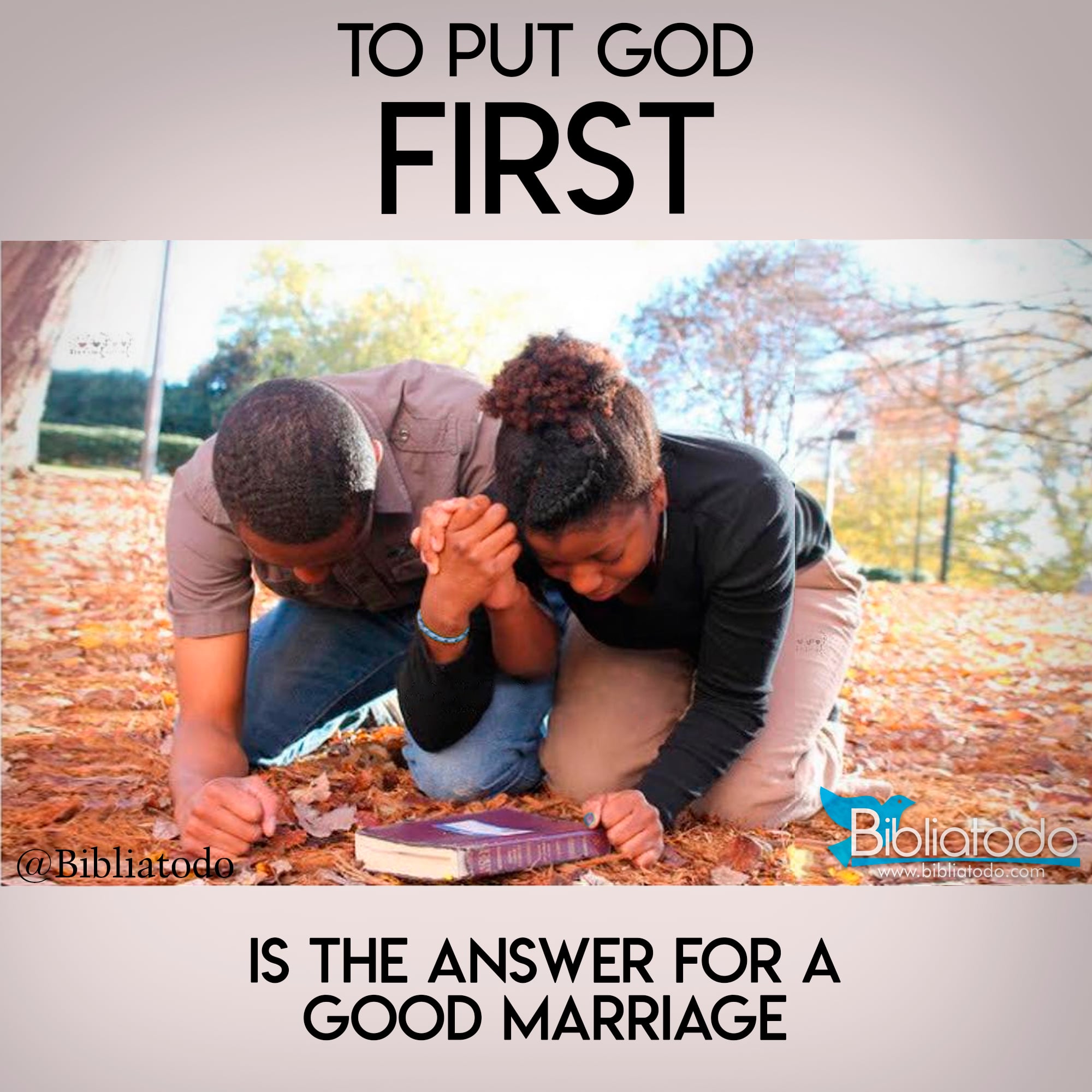 To put God first is the answer for a good marriage - CHRISTIAN PICTURES