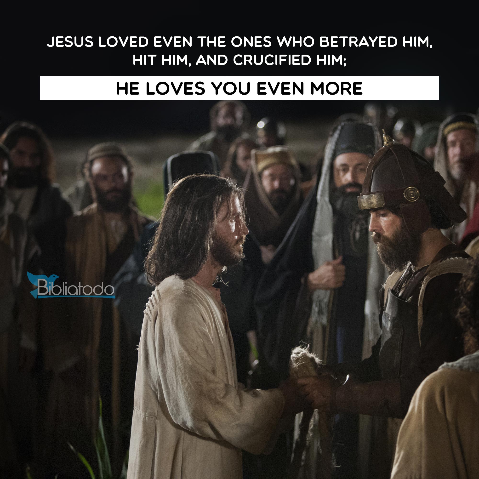 Jesus loved even the ones who betrayed him - CHRISTIAN PICTURES