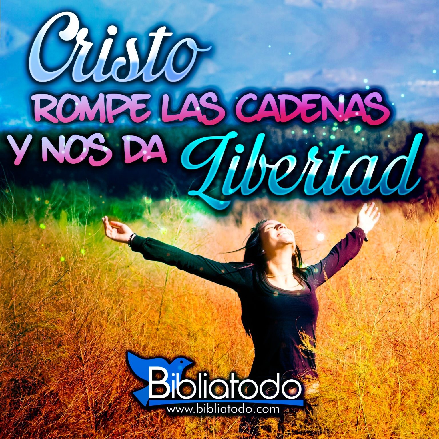 Cristo rompe las cadenas y nos da libertad - IMAGENES CRISTIANAS
