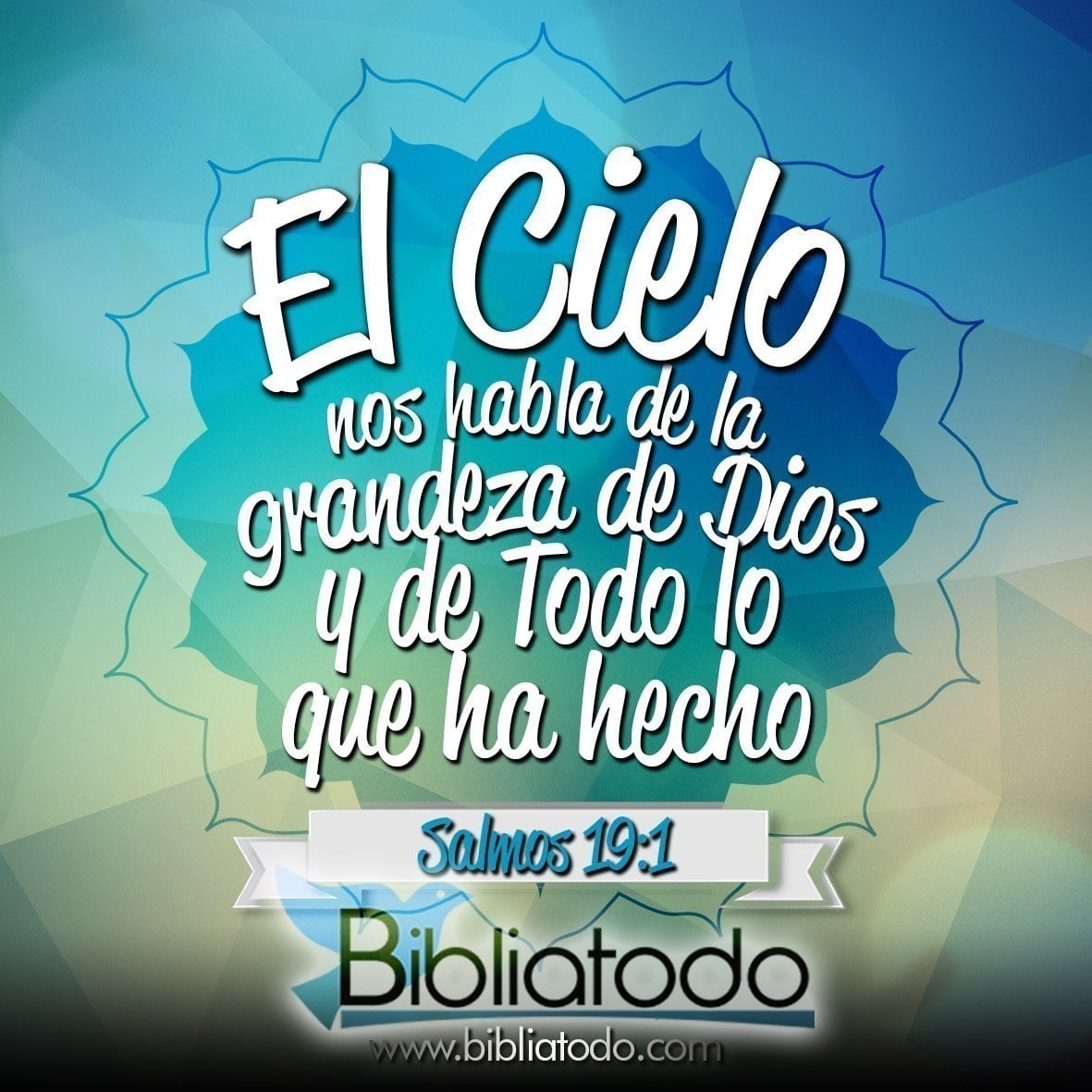 El cielo nos abra de la grandeza de Dios - IMAGENES CRISTIANAS