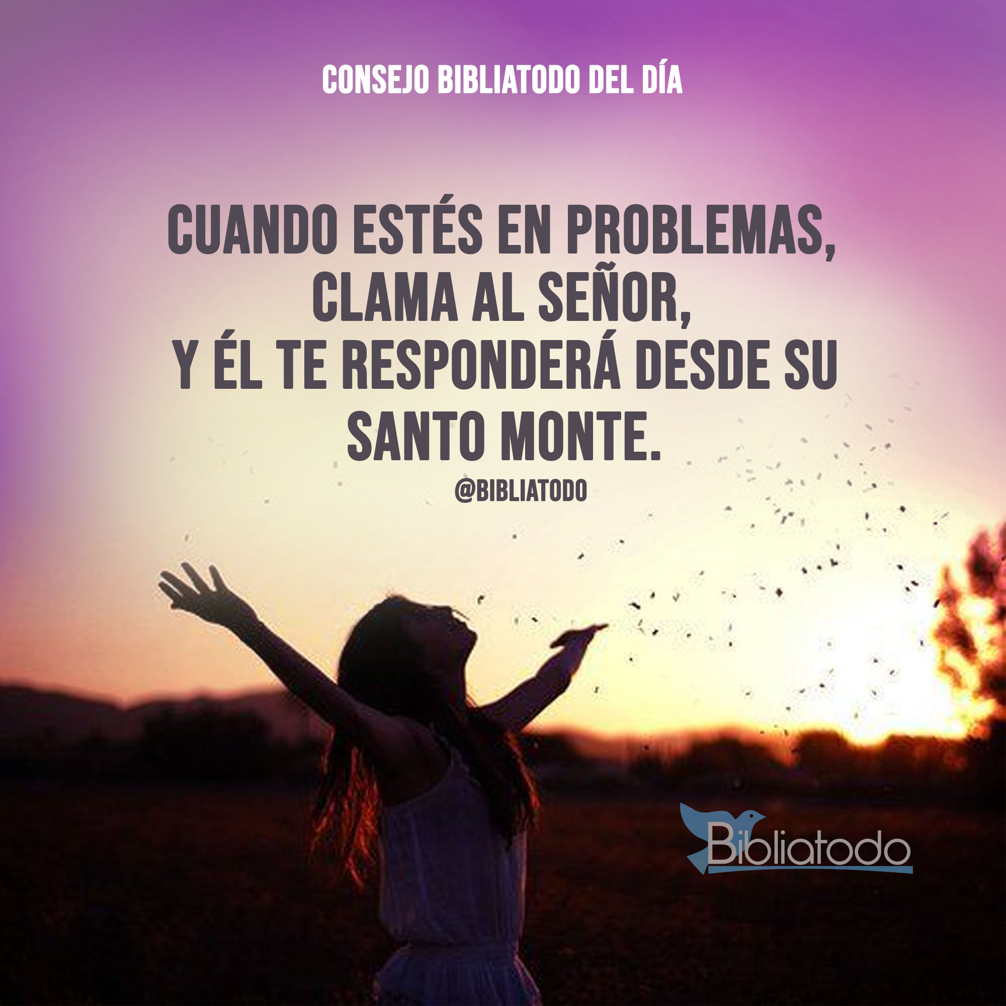 Cuando estés en problemas clama al Señor y él te responderá desde su ...
