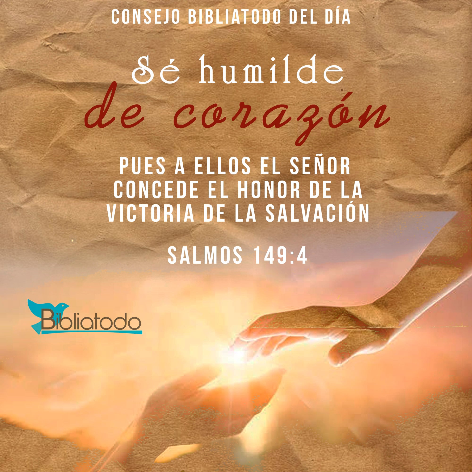 Sé humilde de corazón - IMAGENES CRISTIANAS