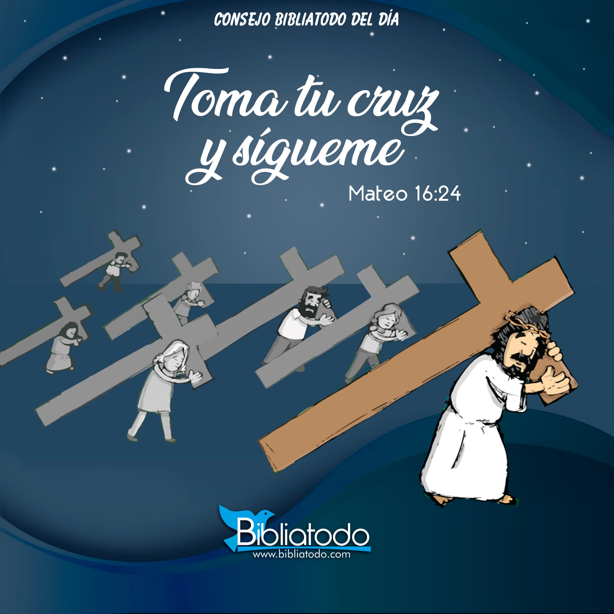Toma tu cruz y sígueme - IMAGENES CRISTIANAS