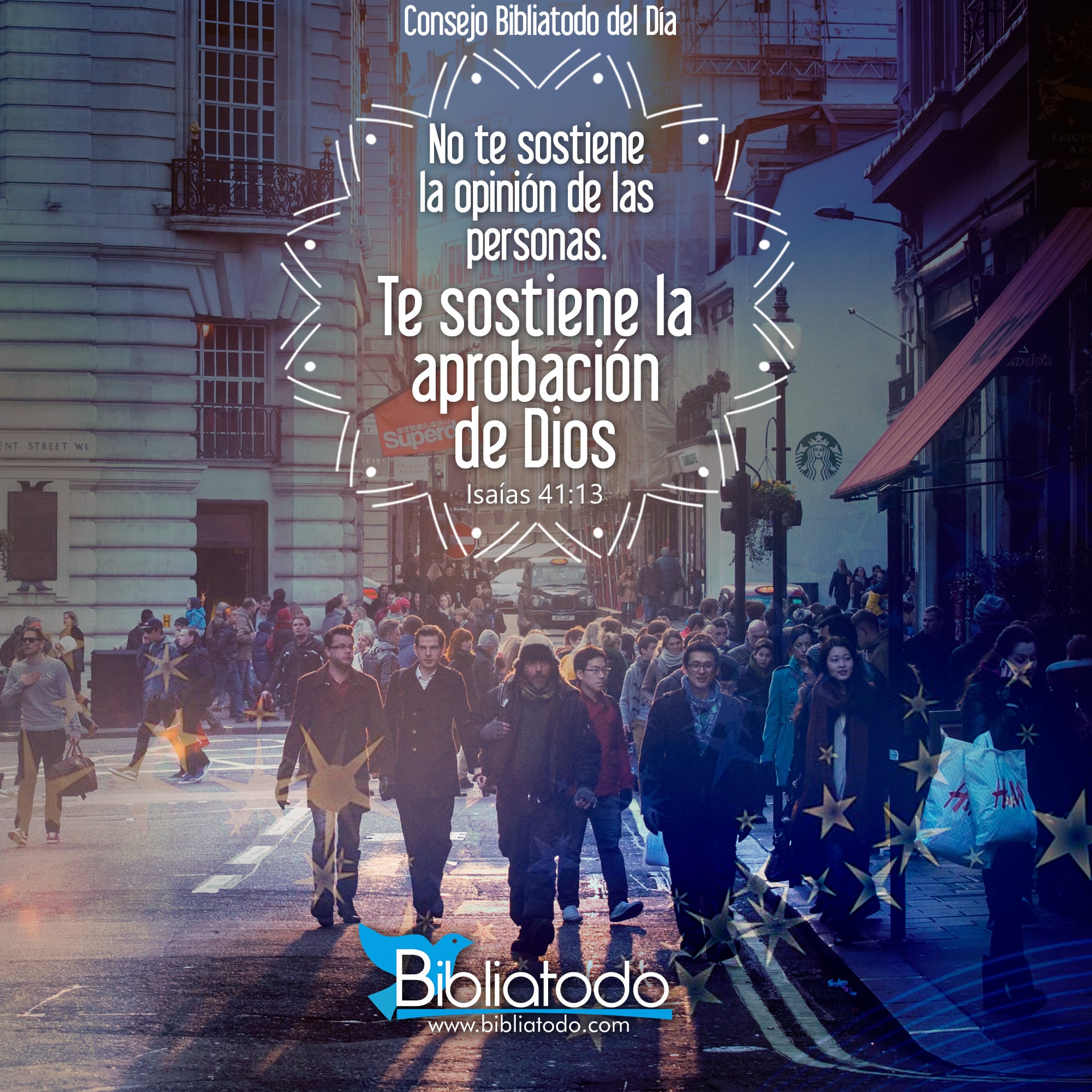 Te sostiene la aprobación de Dios - IMAGENES CRISTIANAS