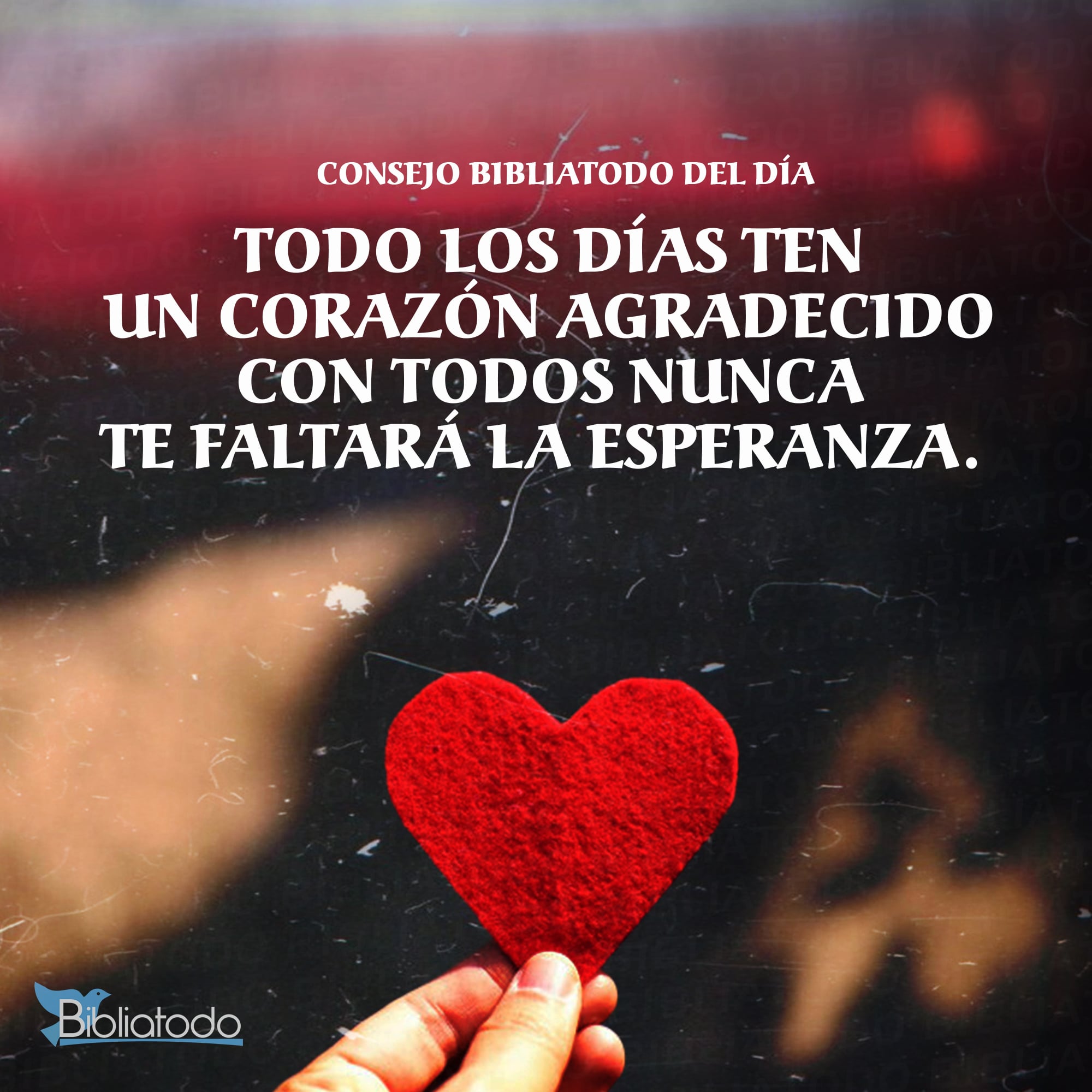 Todo los días ten un corazón agradecido - IMAGENES CRISTIANAS