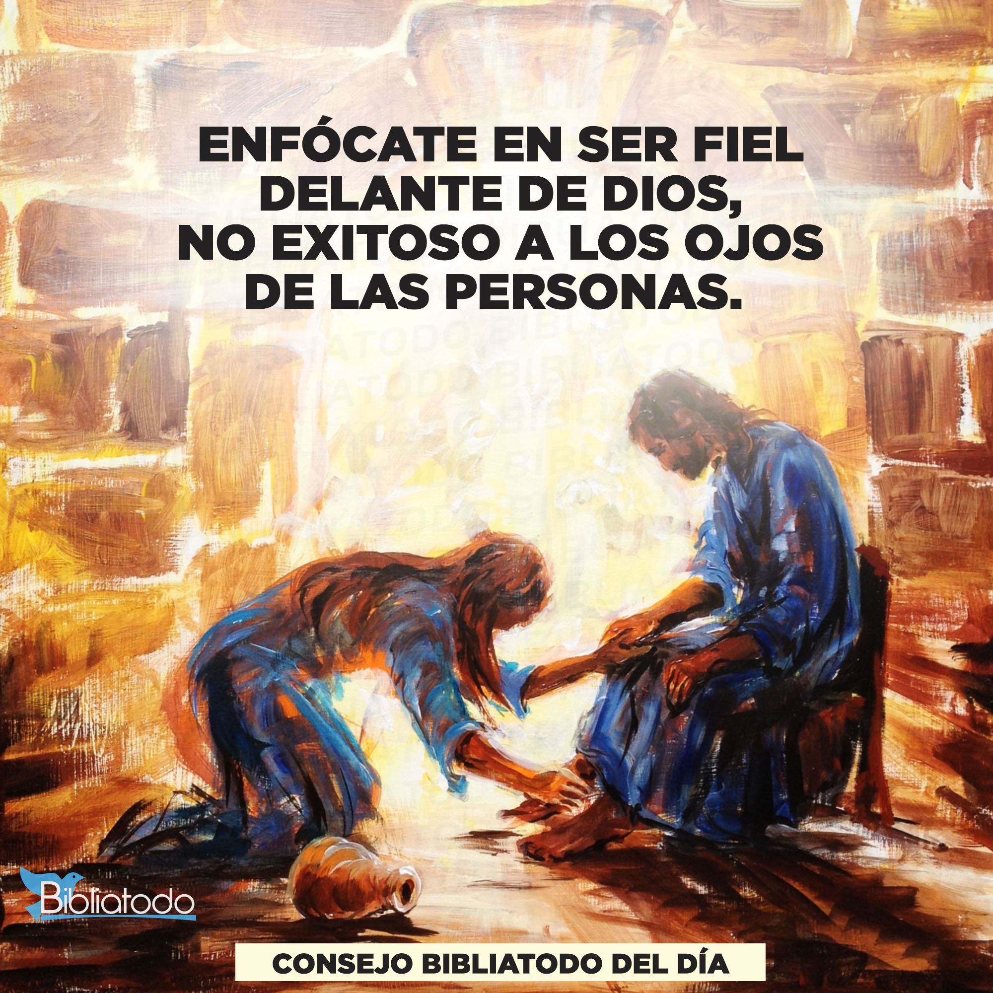 Enfócate en ser fiel delante de Dios - IMAGENES CRISTIANAS