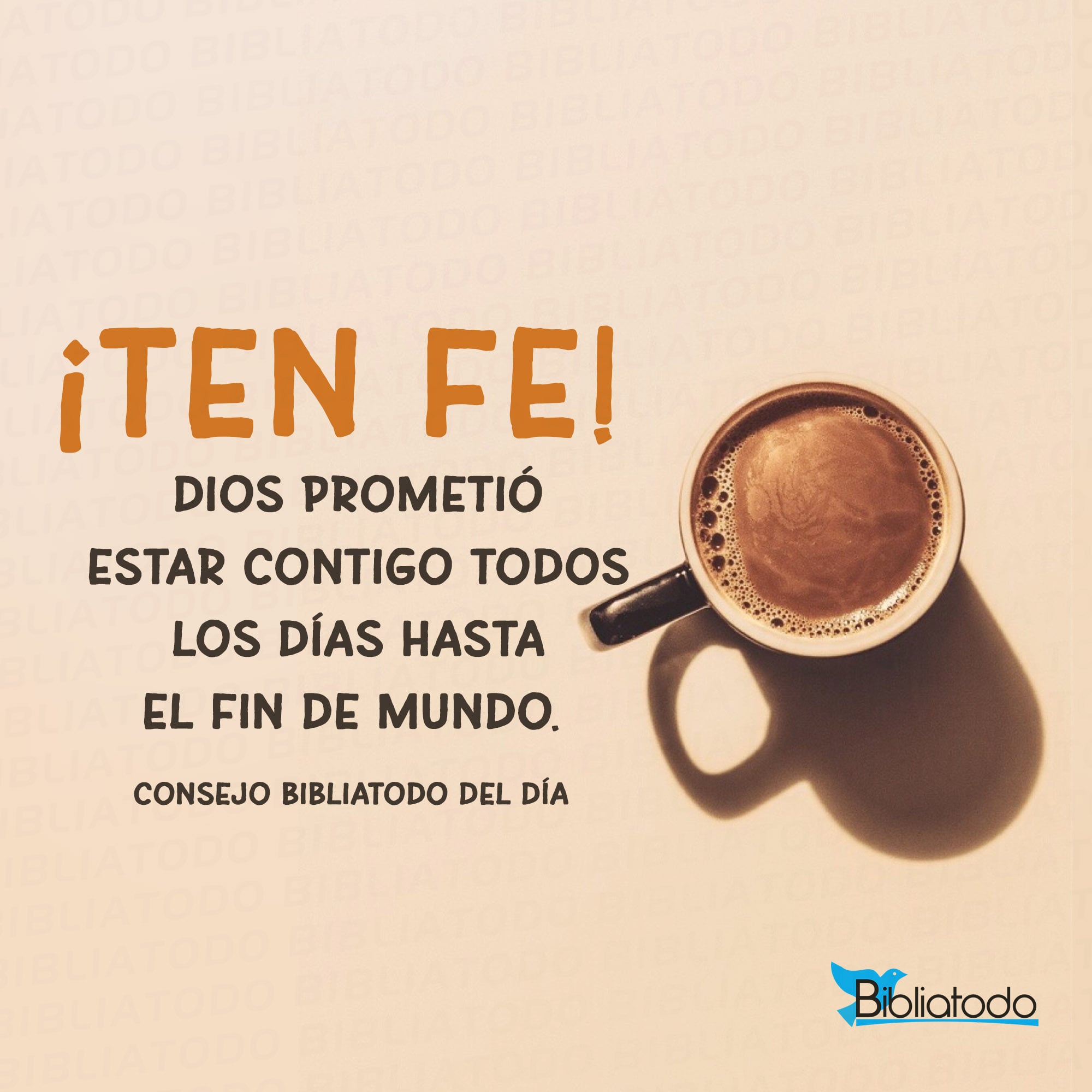 Dios prometió estar contigo todos los días - IMAGENES CRISTIANAS