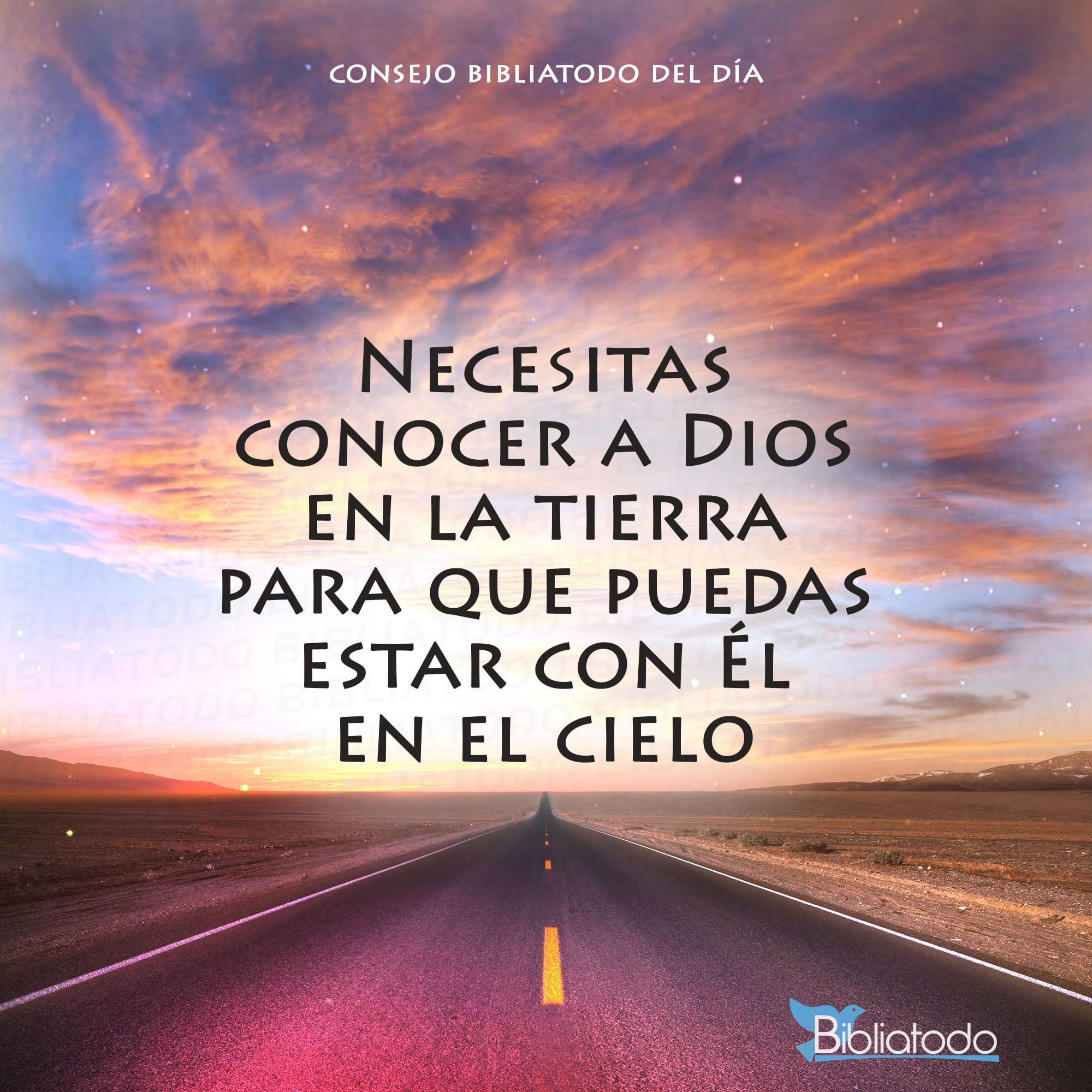 Necesitas conocer a Dios en la tierra - IMAGENES CRISTIANAS