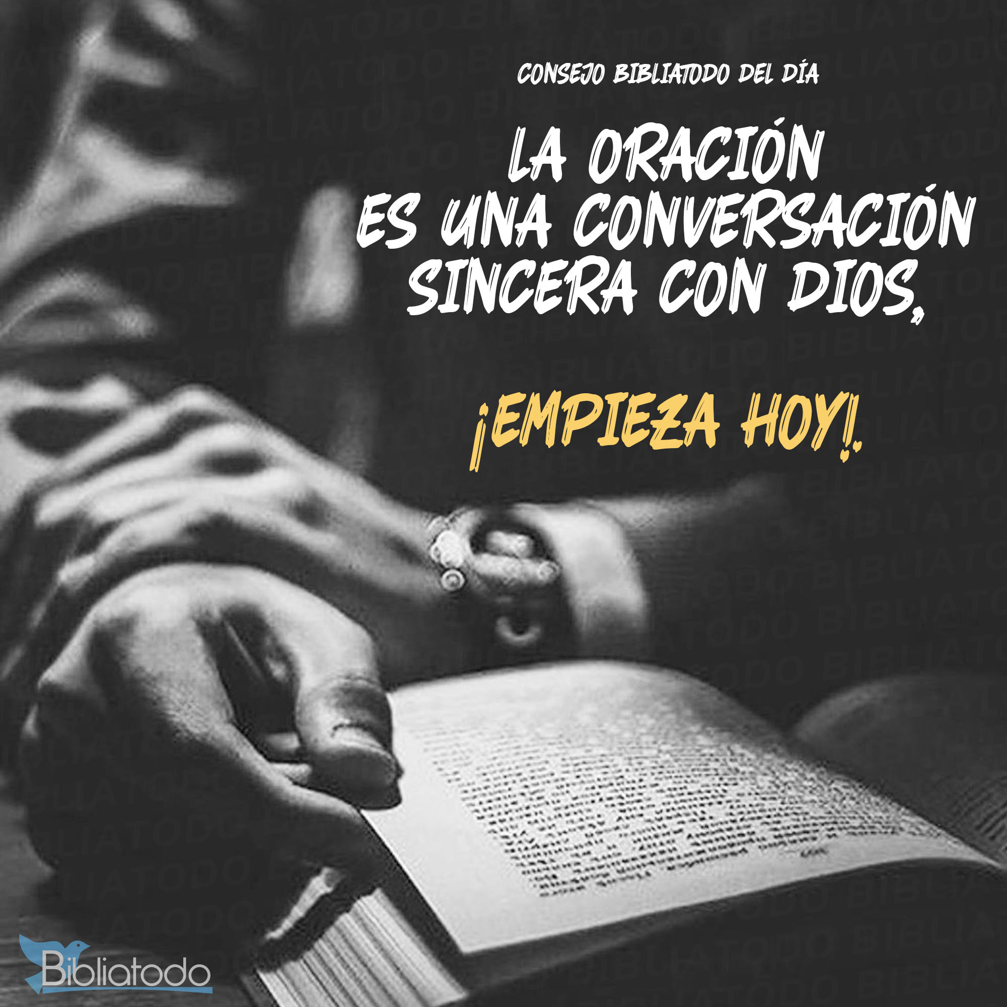 La oración es un conversación sincera con Dios - IMAGENES CRISTIANAS