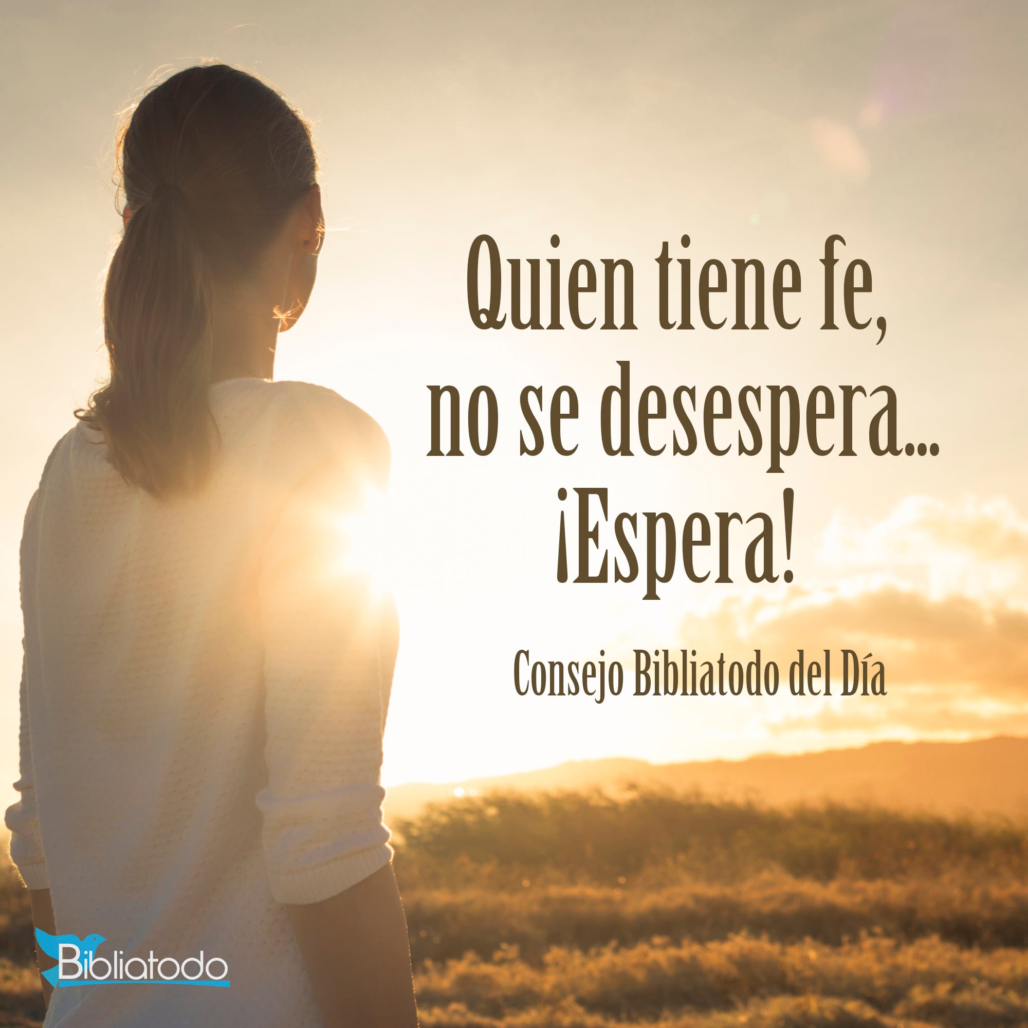 Quien tiene fe no se desespera - IMAGENES CRISTIANAS