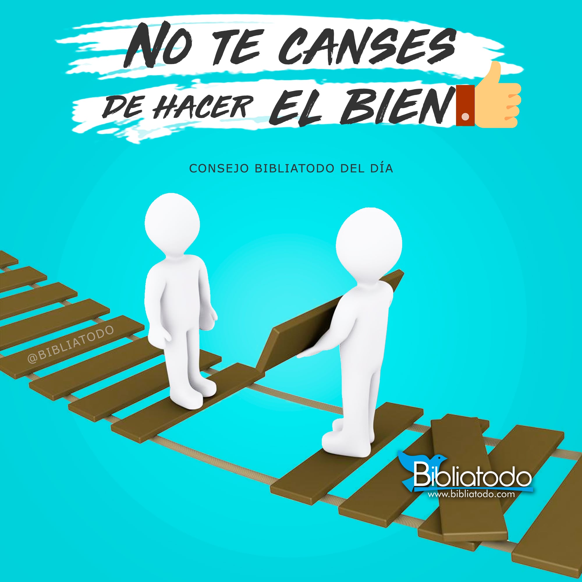 No te canses de hacer el bien - IMAGENES CRISTIANAS