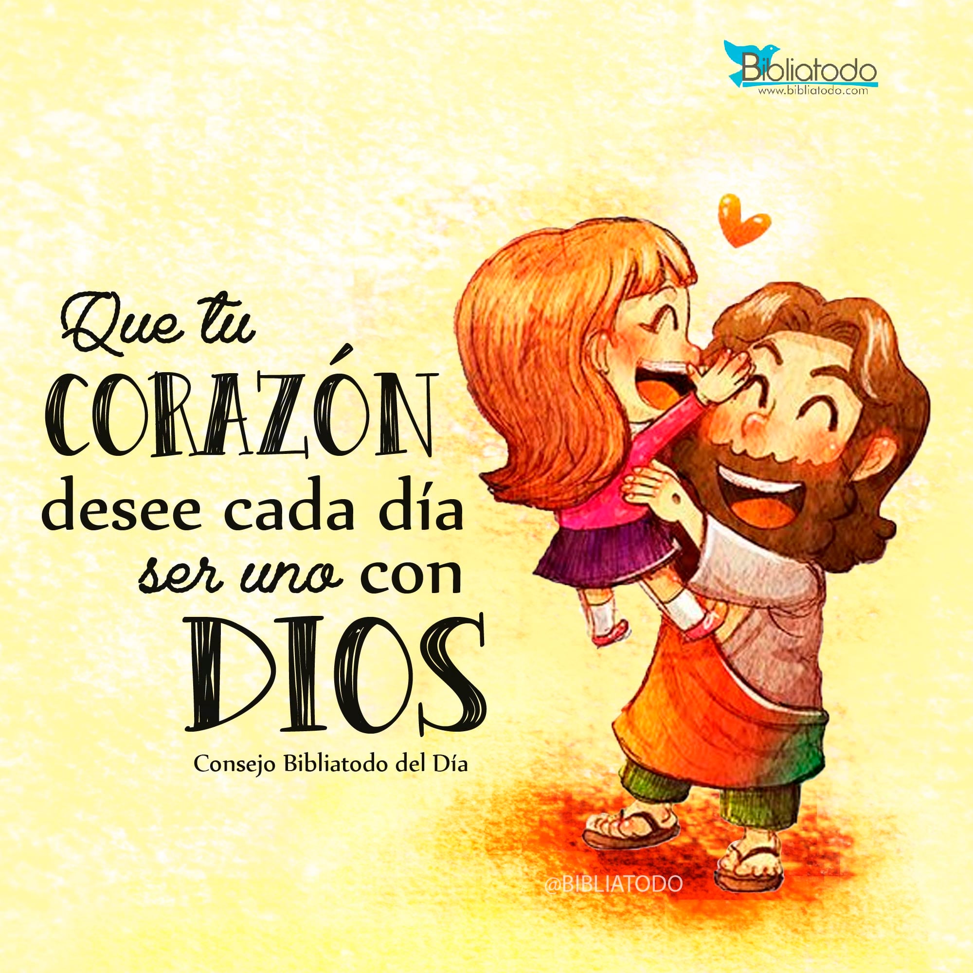Que tu corazón desee cada día ser uno con Dios - IMAGENES CRISTIANAS