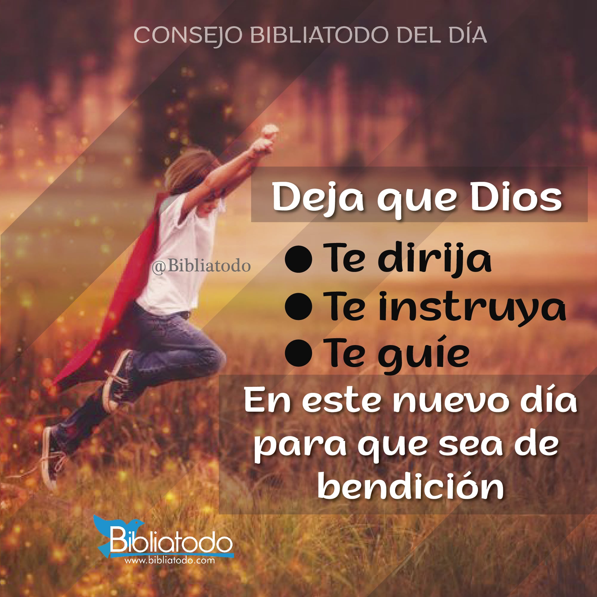 Deja que Dios te dirija te instruya y te guíe - IMAGENES CRISTIANAS