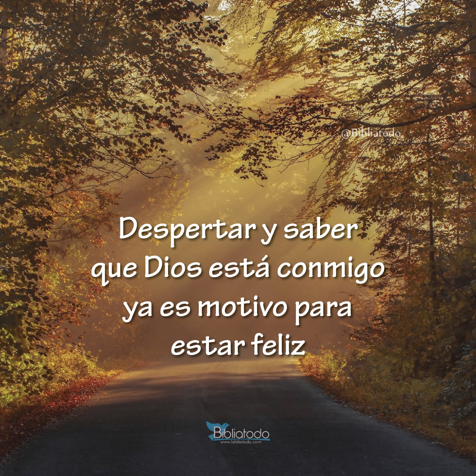 Despertar y saber que Dios está conmigo - IMAGENES CRISTIANAS