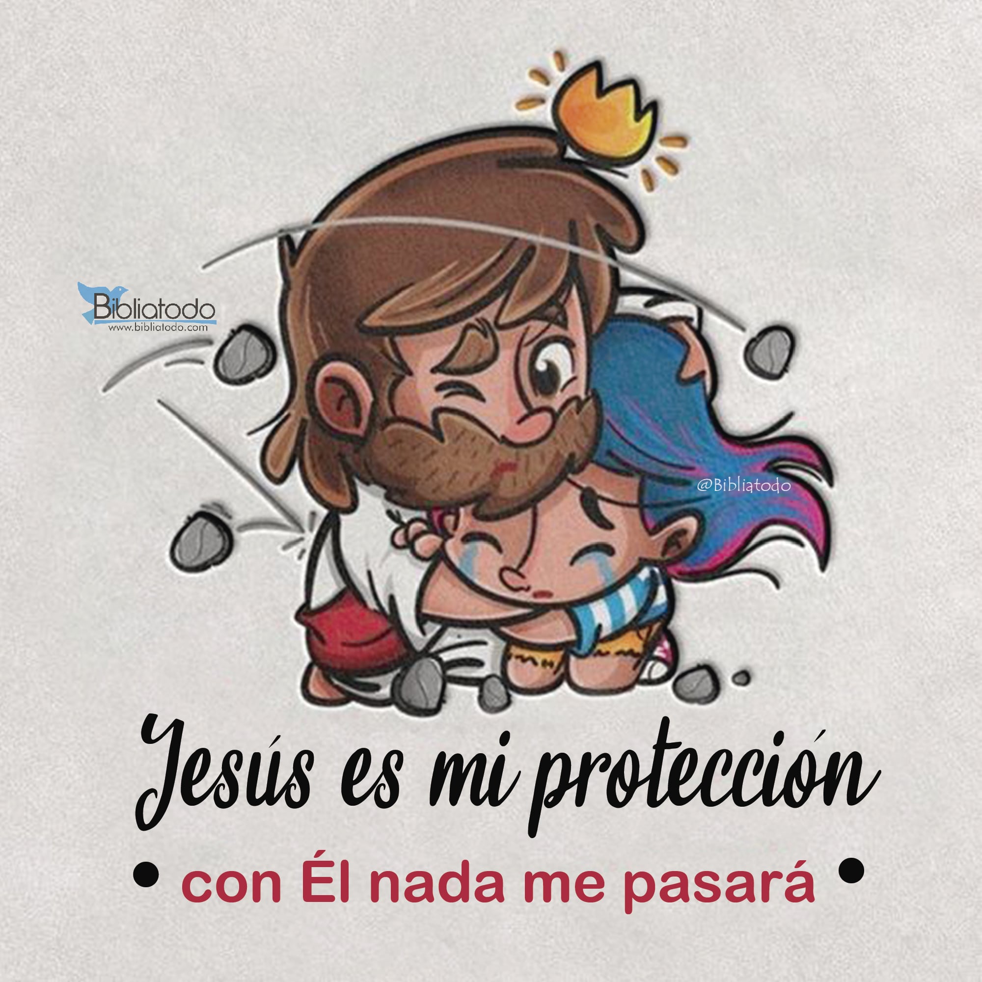 Jesús es mi protección - IMAGENES CRISTIANAS