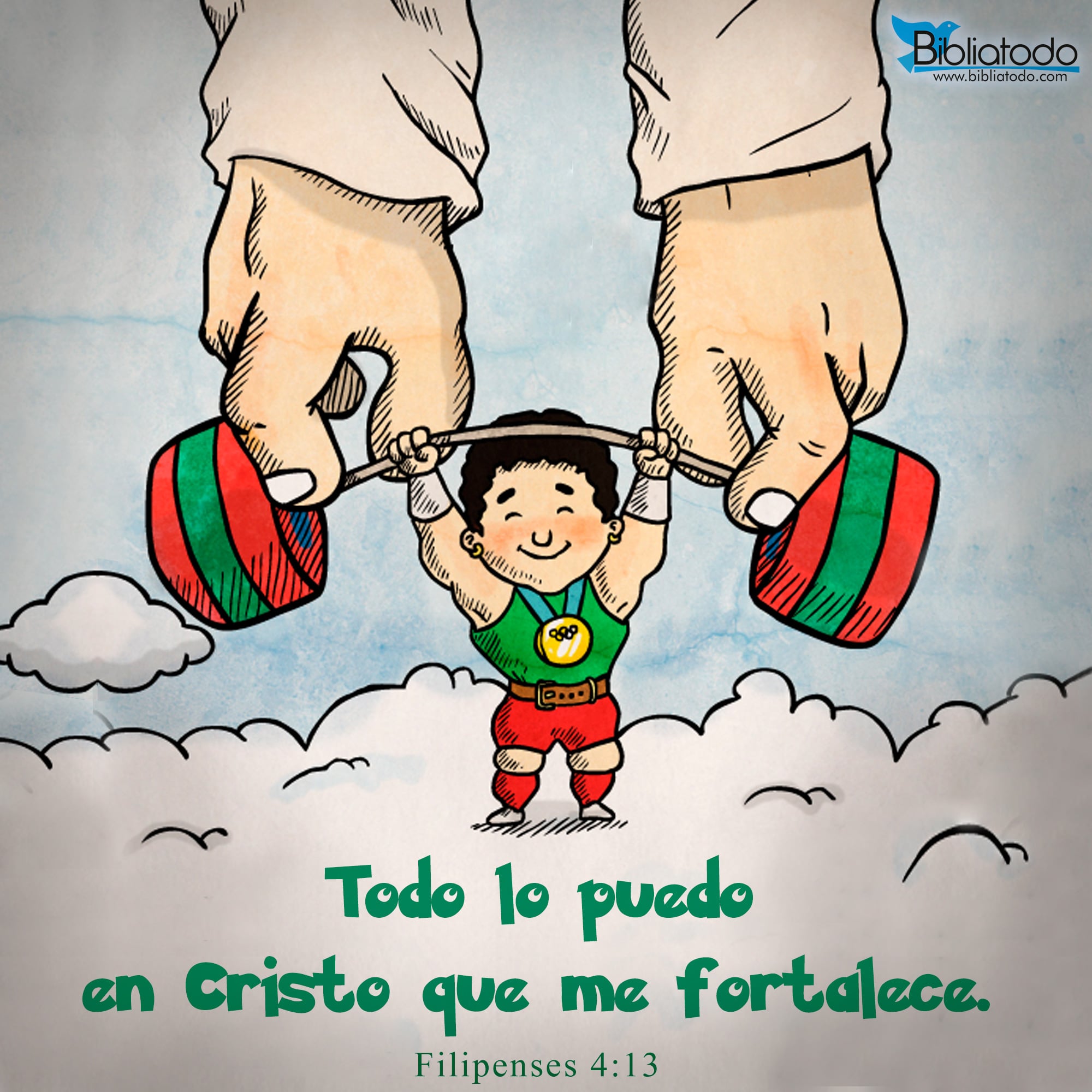 Todo lo puedo en cristo que me fortalece - IMAGENES CRISTIANAS