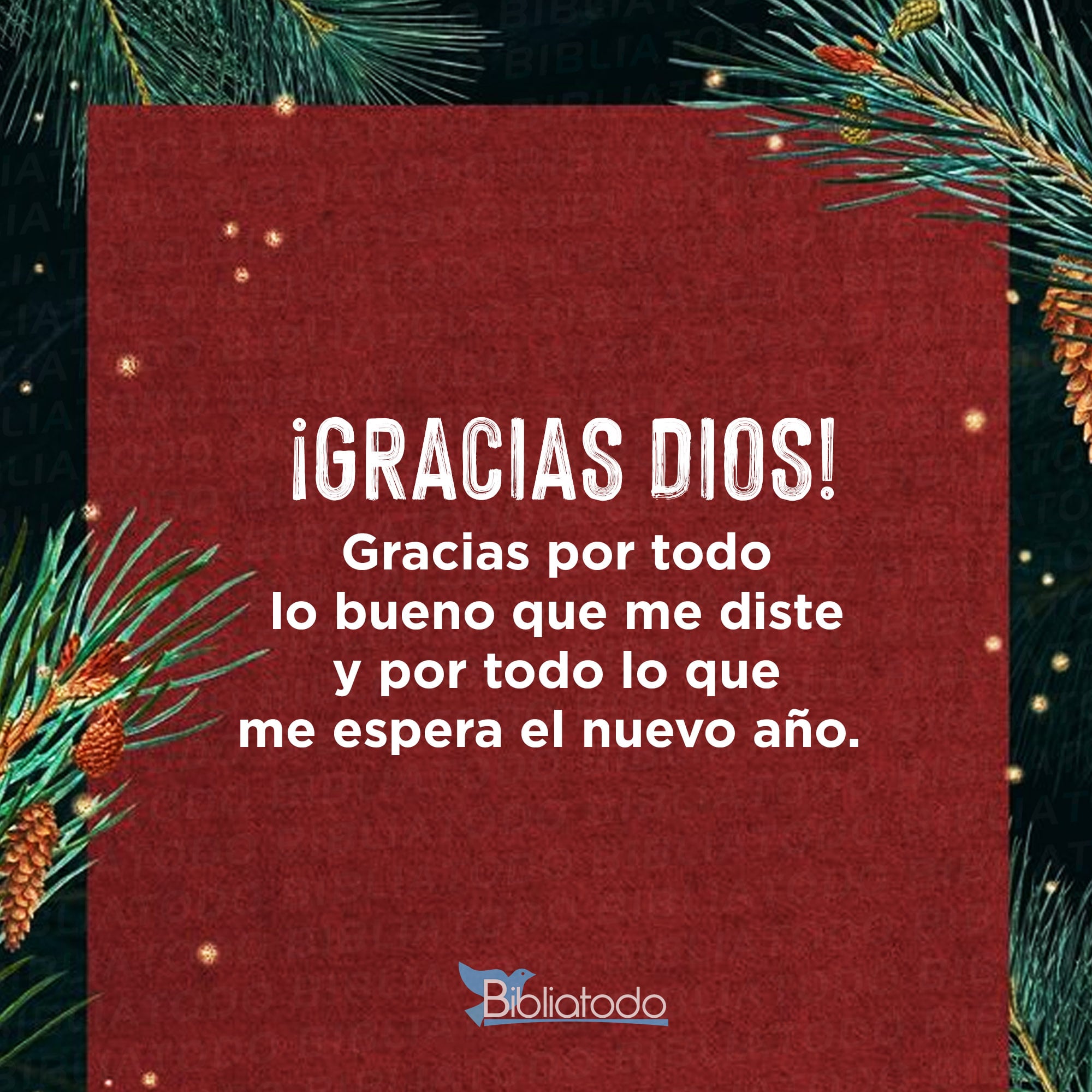 Gracias por todo lo bueno que me diste - IMAGENES CRISTIANAS