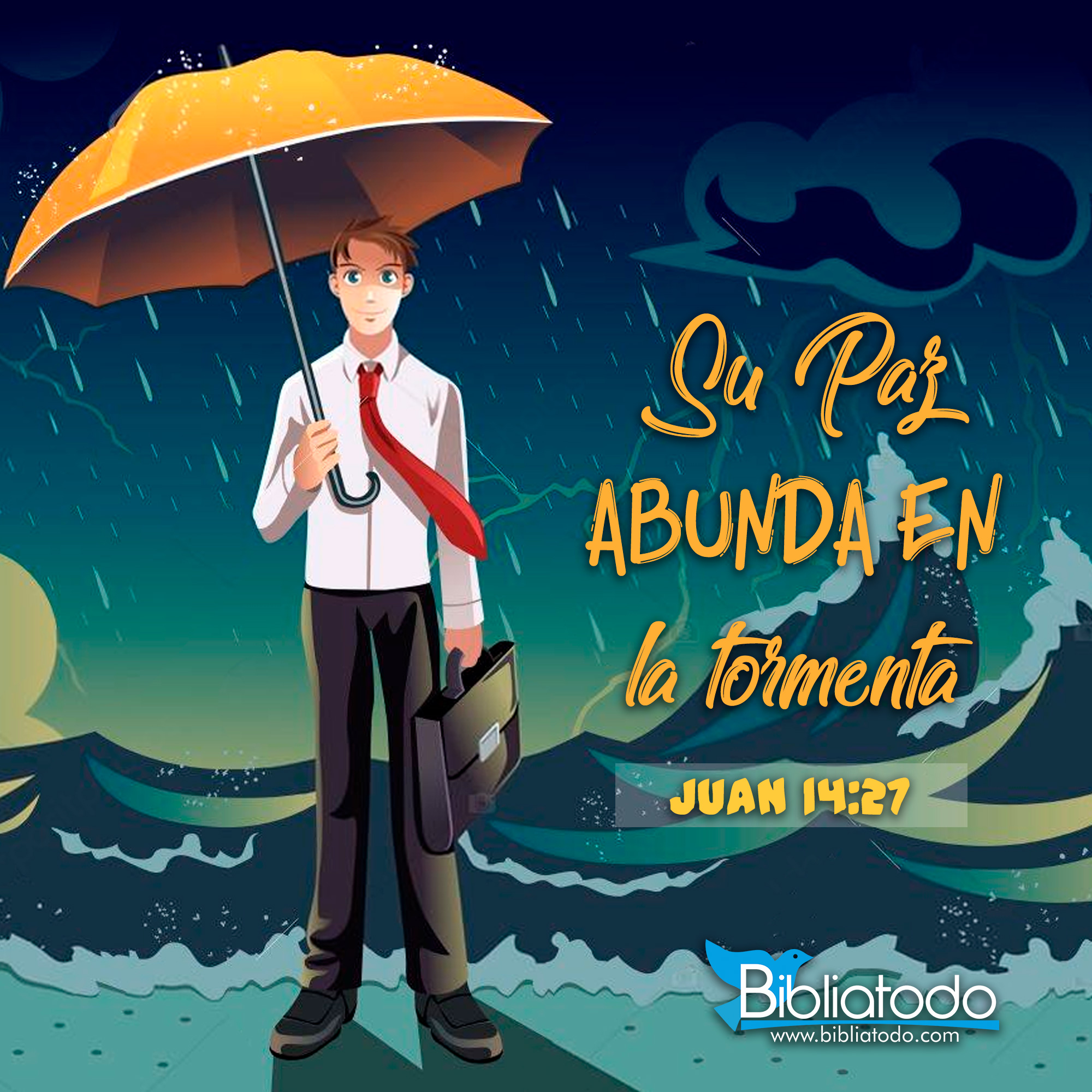 Su paz abunda en la tormenta - IMAGENES CRISTIANAS