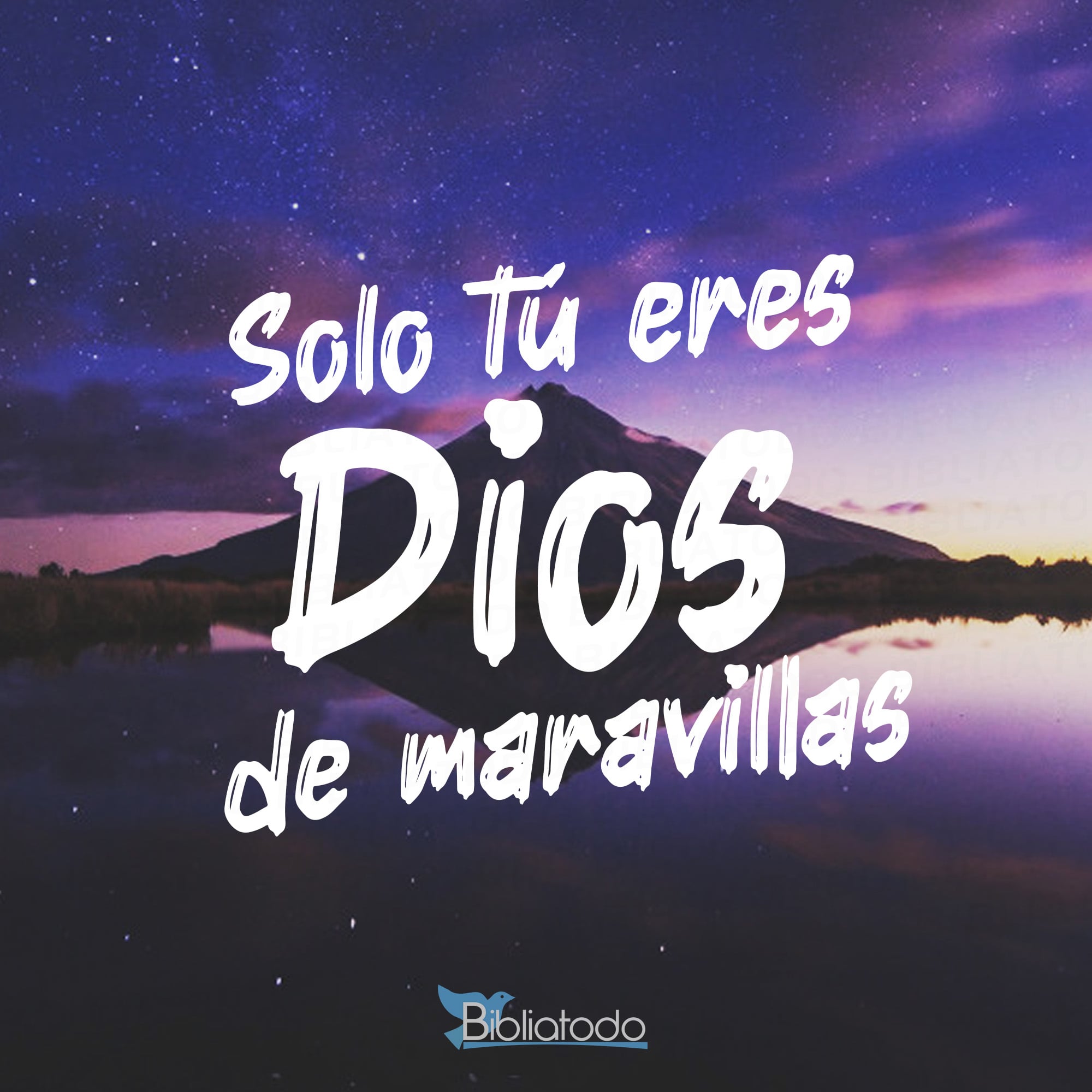 Solo tú eres Dios de maravillas es-img-2485 - IMAGENES CRISTIANAS