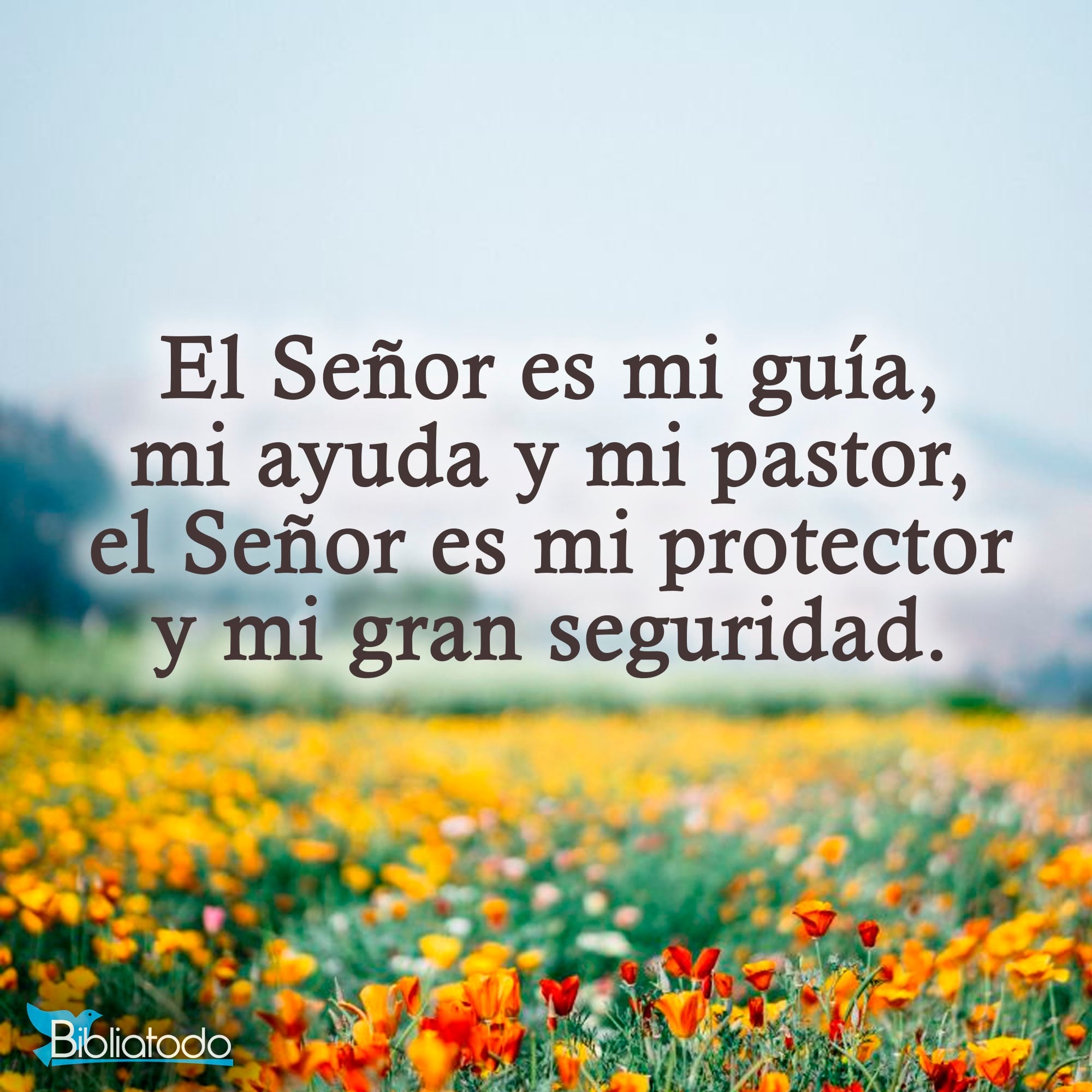 El Señor es mi guía y mi ayuda, Él es mi protector - IMAGENES CRISTIANAS