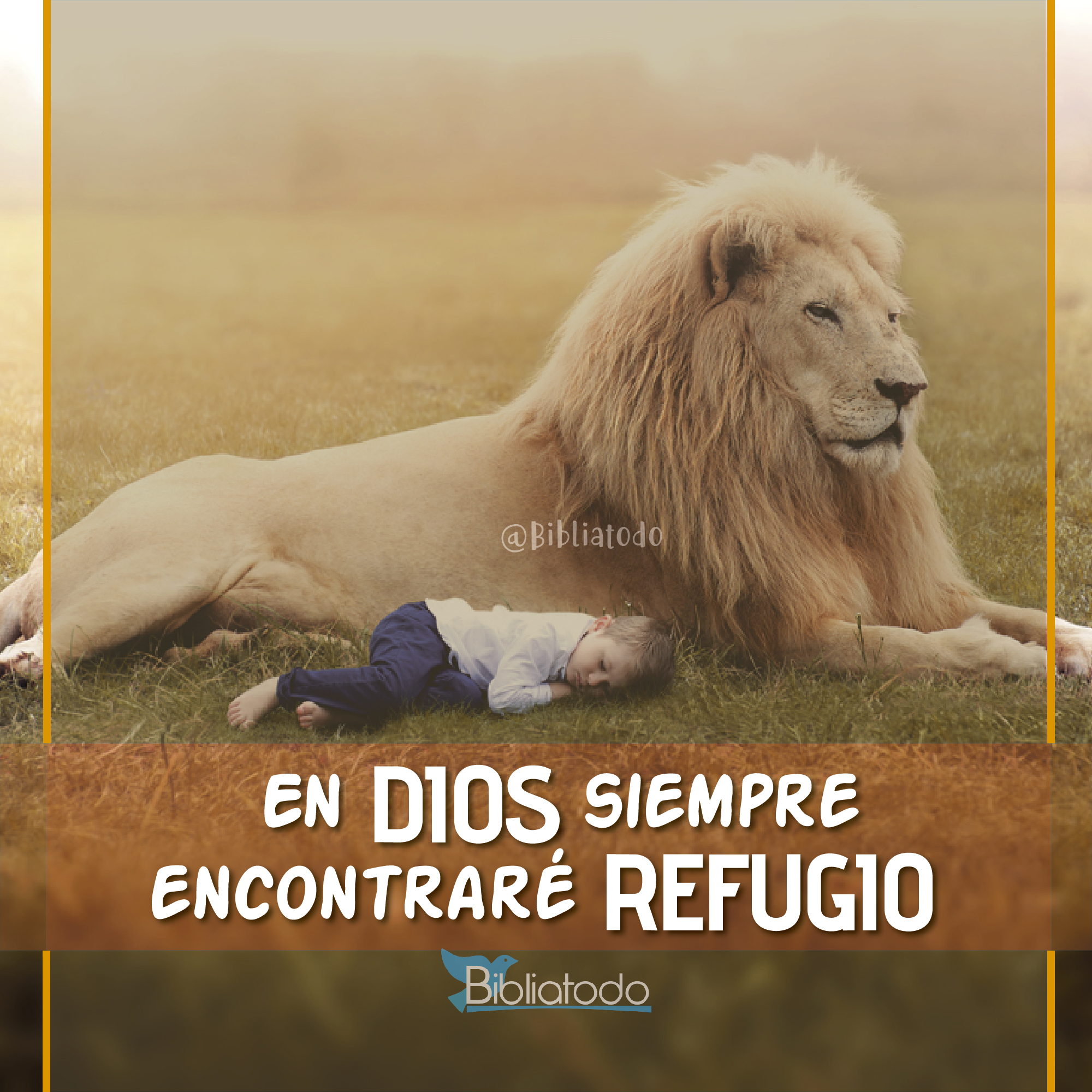 En Dios siempre encontraré refugio - IMAGENES CRISTIANAS