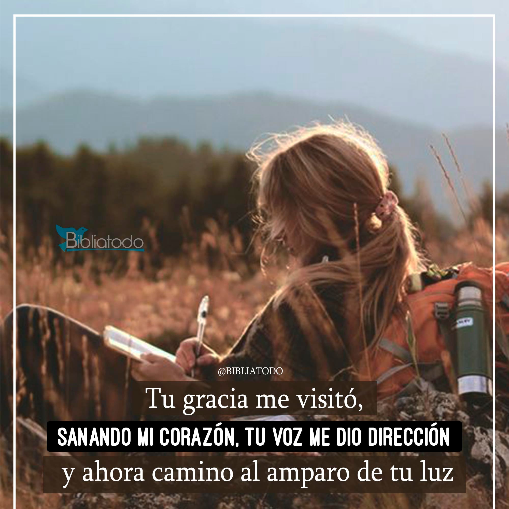 Tu gracia me visitó sanando mi corazón - IMAGENES CRISTIANAS