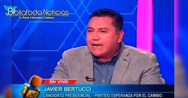 El candidato presidencial Cristiano Javier Bertucci : «Podemos dar la ...