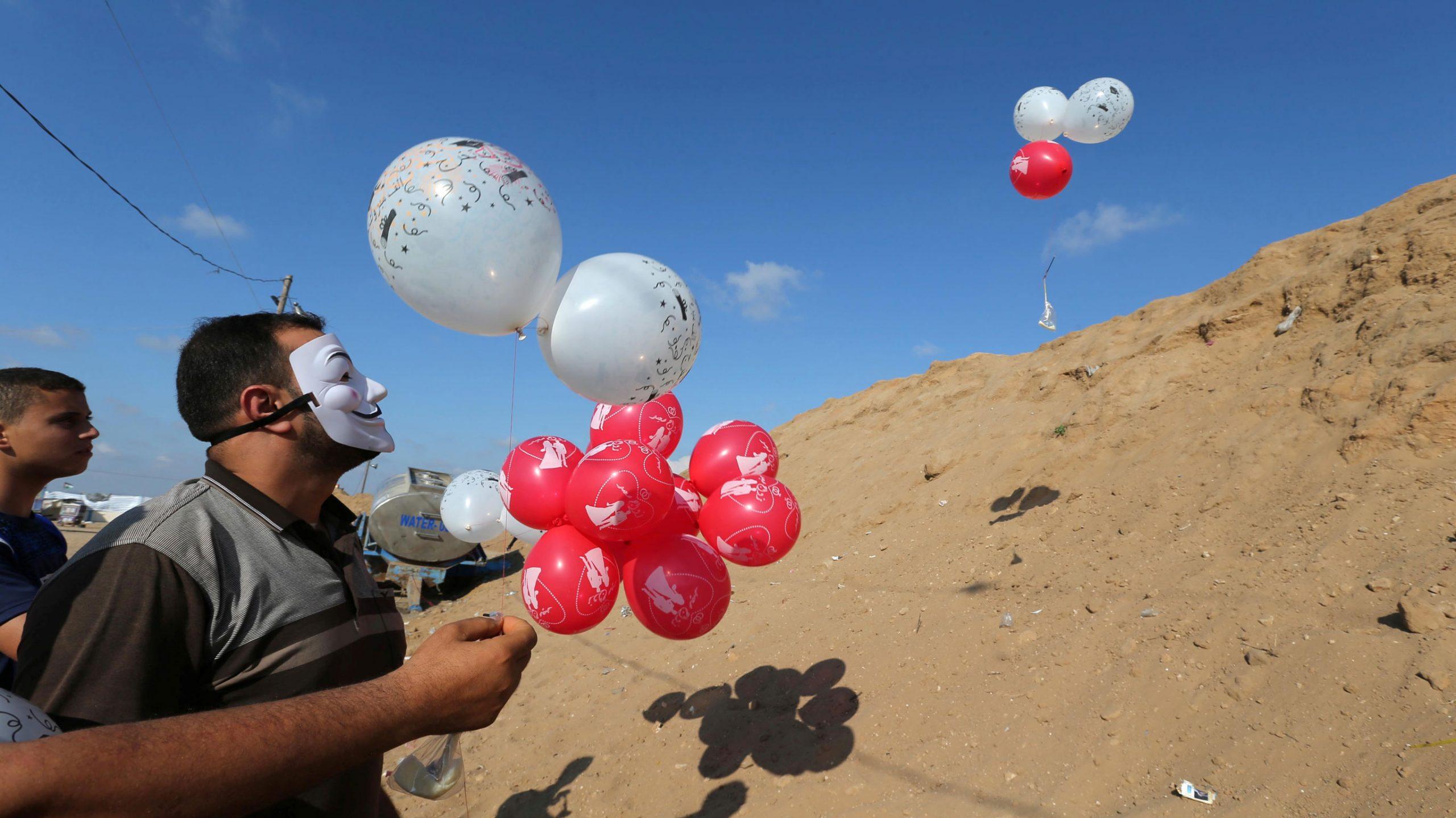 Terroristas de Gaza detienen ataques de globos explosivos para Israel ...