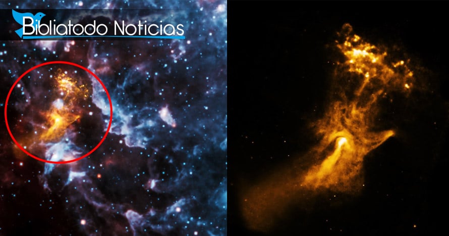 "La Mano de Dios", el nuevo hallazgo de la NASA