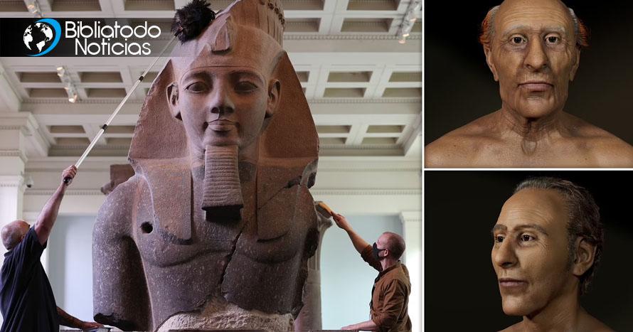 Reconstruyen el rostro de Ramsés II, el posible faraón de Éxodo