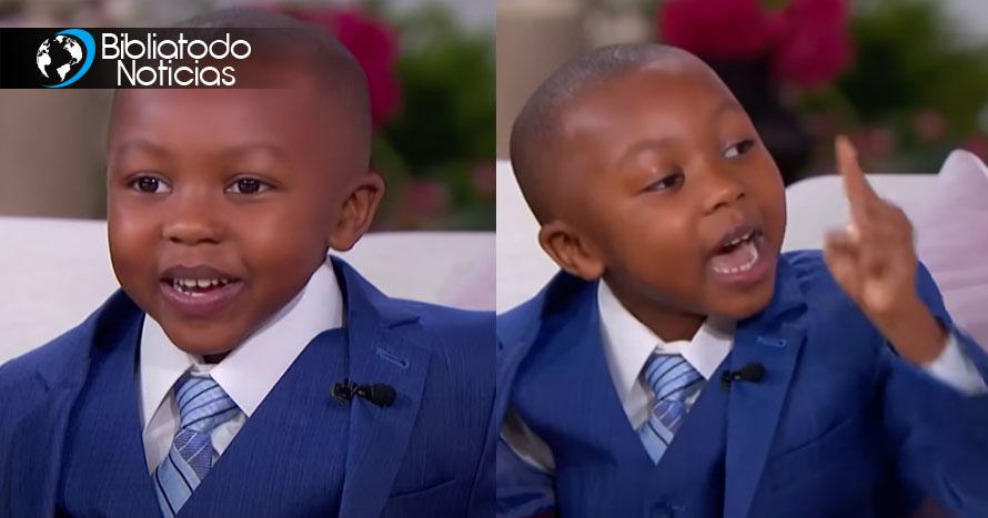 Con 5 años, niño «predicador» conmueve a miles al hablar de Jesús en el ...