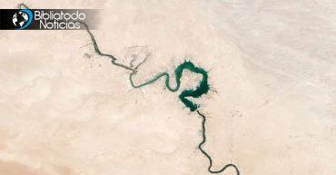 Aparece símbolo del Apocalipsis en el cauce seco del río Éufrates ...