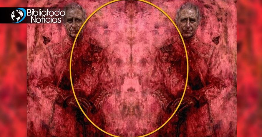 El retrato del rey Carlos III “tiene un mensaje satánico oculto” y ...
