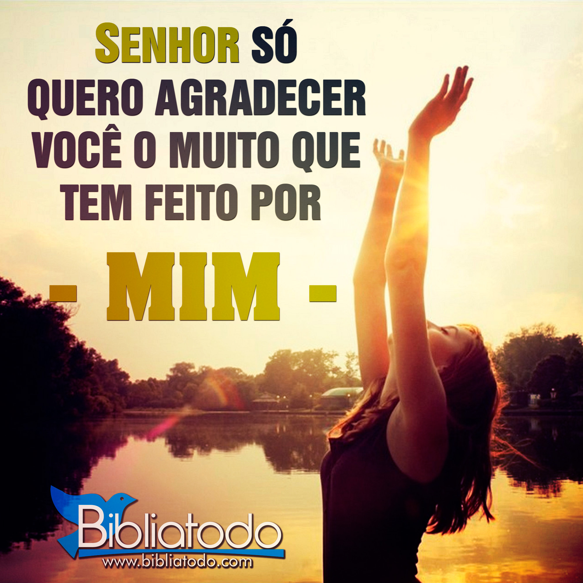 Senhor só quero agradecer você o muito que tem feito por mim - Imagens ...