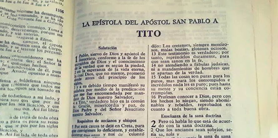 Resumen del libro de Tito