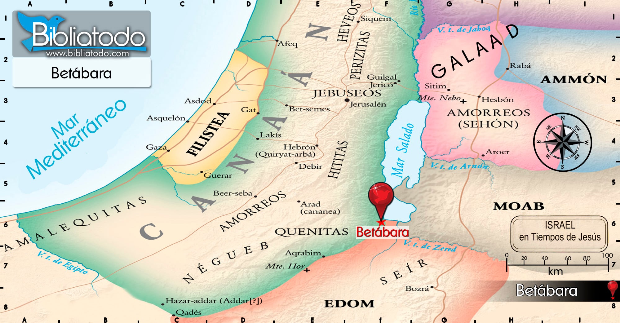 Betábara: casa del paso vado - Mapa y Ubicación Geográfica