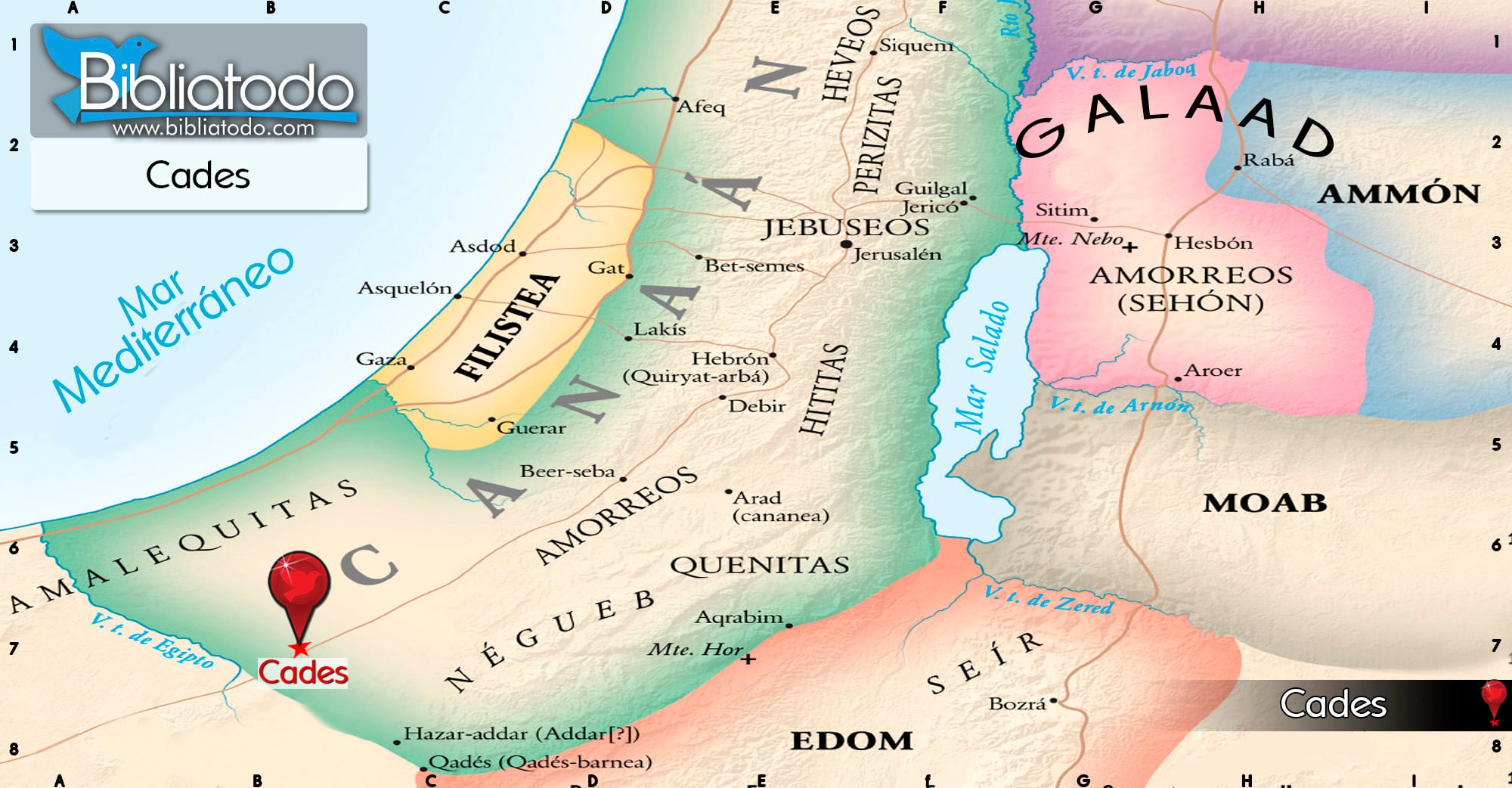 Cades - Mapa y Ubicación Geográfica