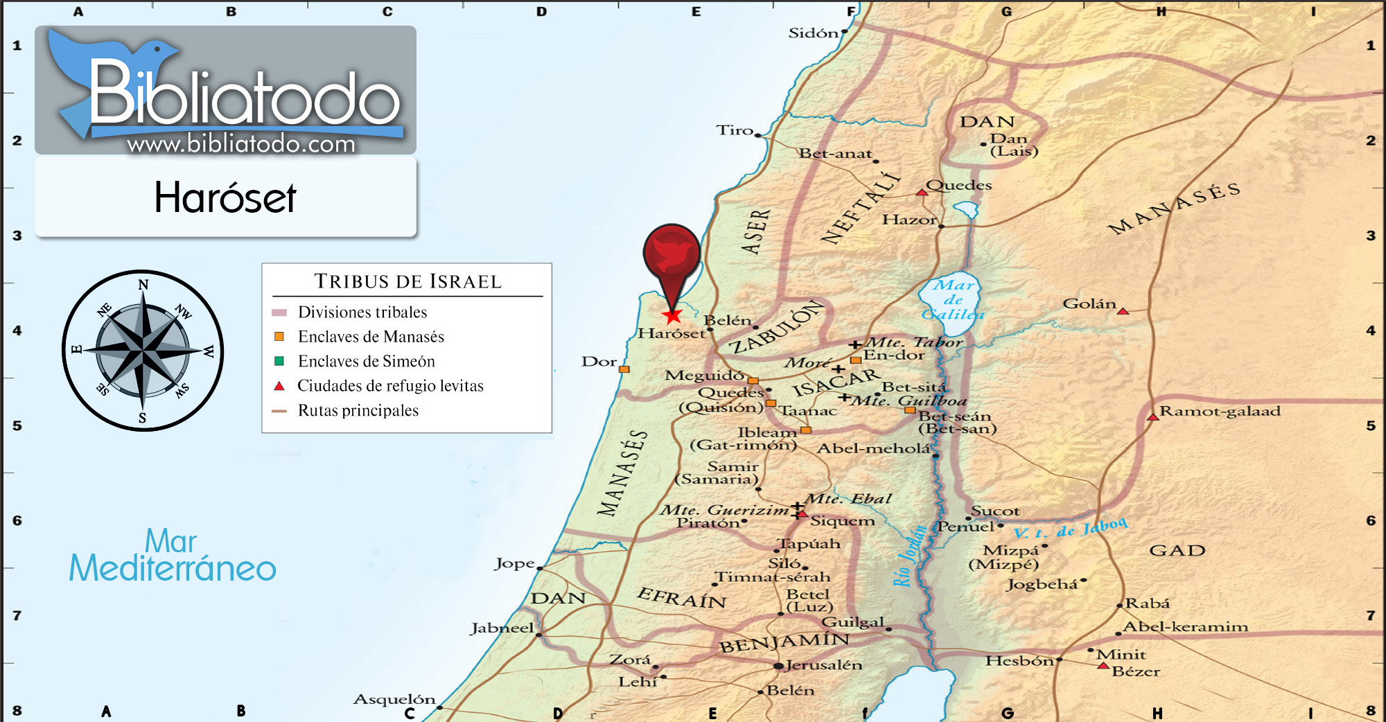 Haroset-goim - Mapa y Ubicación Geográfica