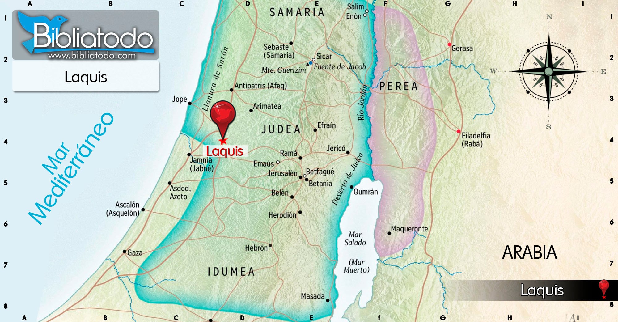 Laquis: impregnable - Mapa y Ubicación Geográfica