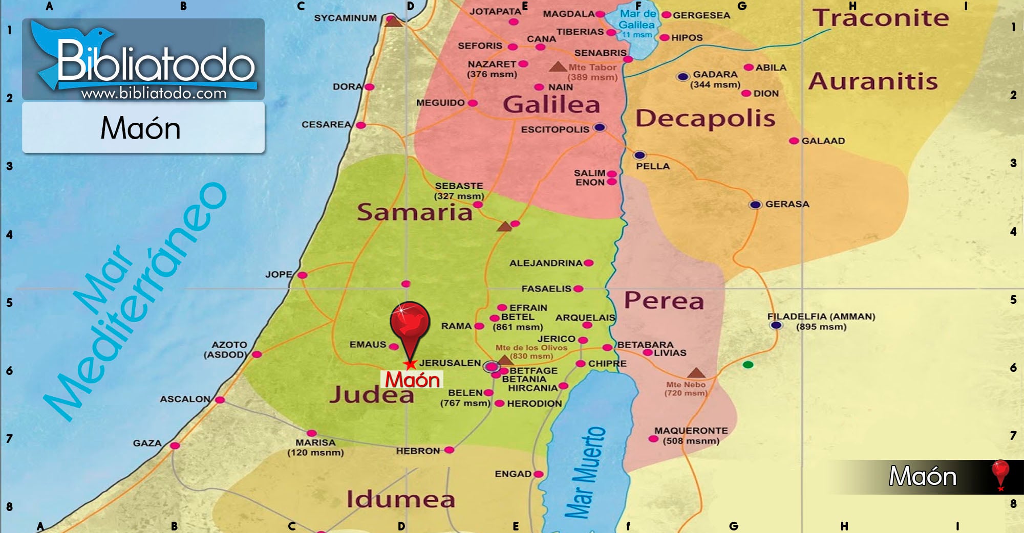 Maón: vivienda - Mapa y Ubicación Geográfica