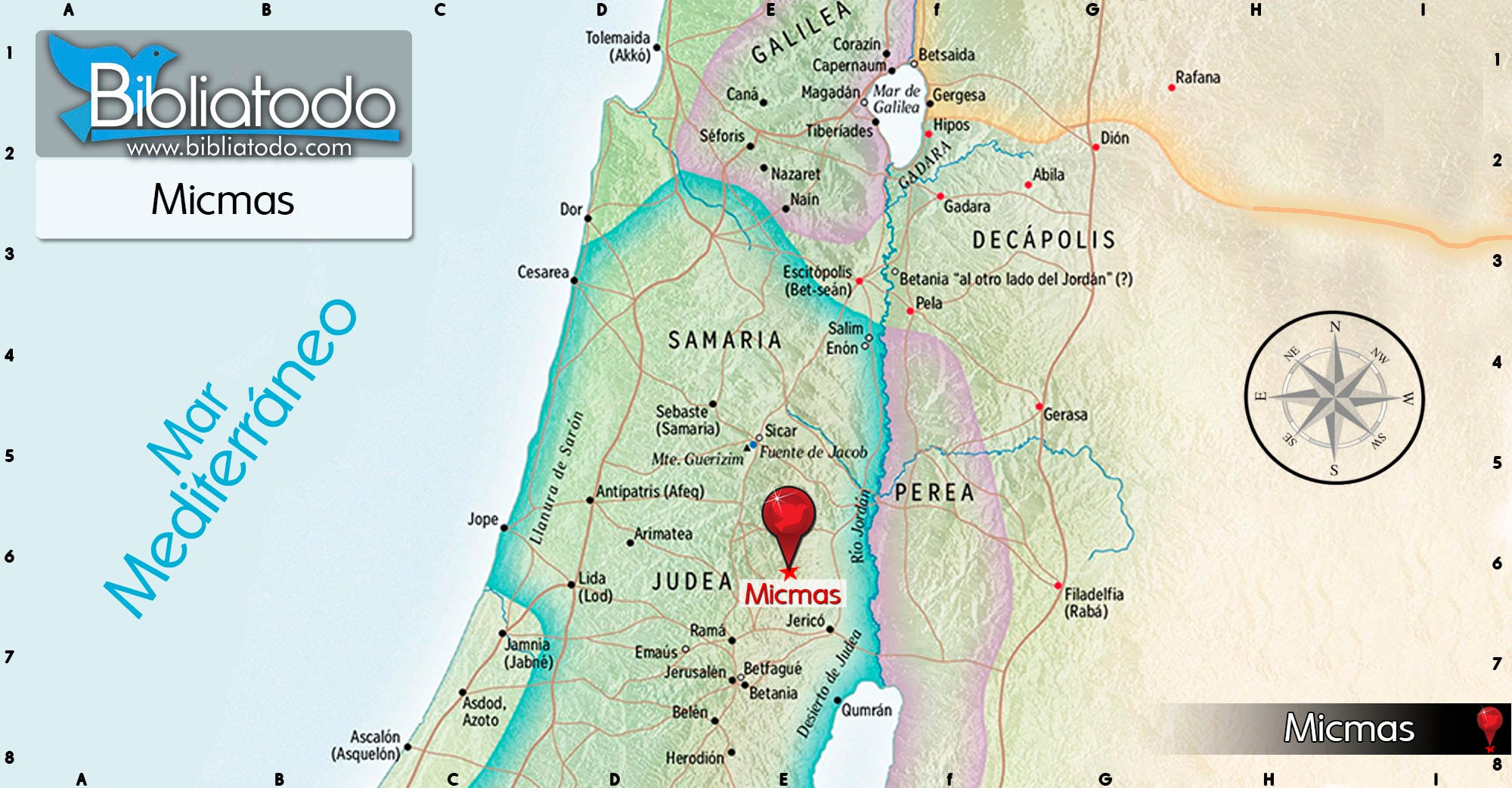 Micmas - Mapa y Ubicación Geográfica
