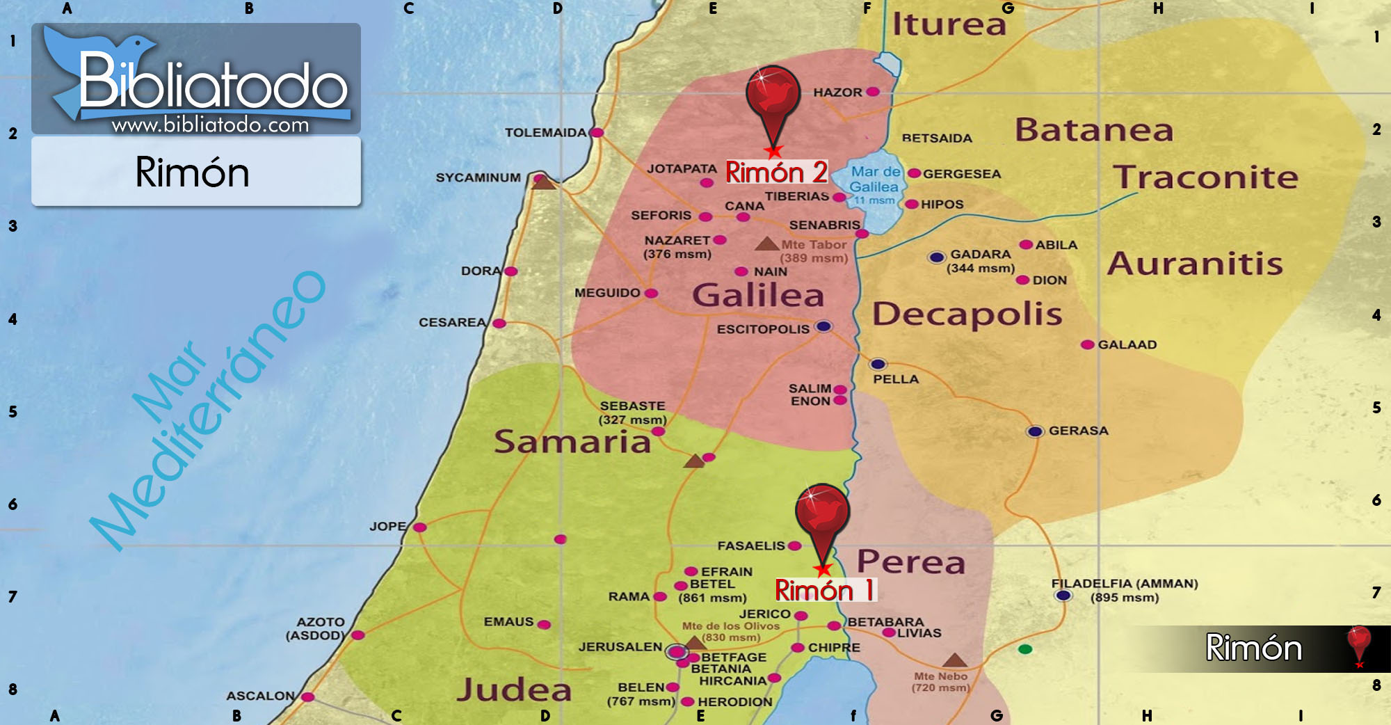 Rimón: granada - Mapa y Ubicación Geográfica
